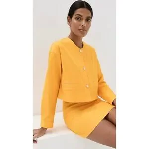 Sablyn | Jackets & Coats | Sablyn Ciro Twill Lady Jacket Button Blazer ...
